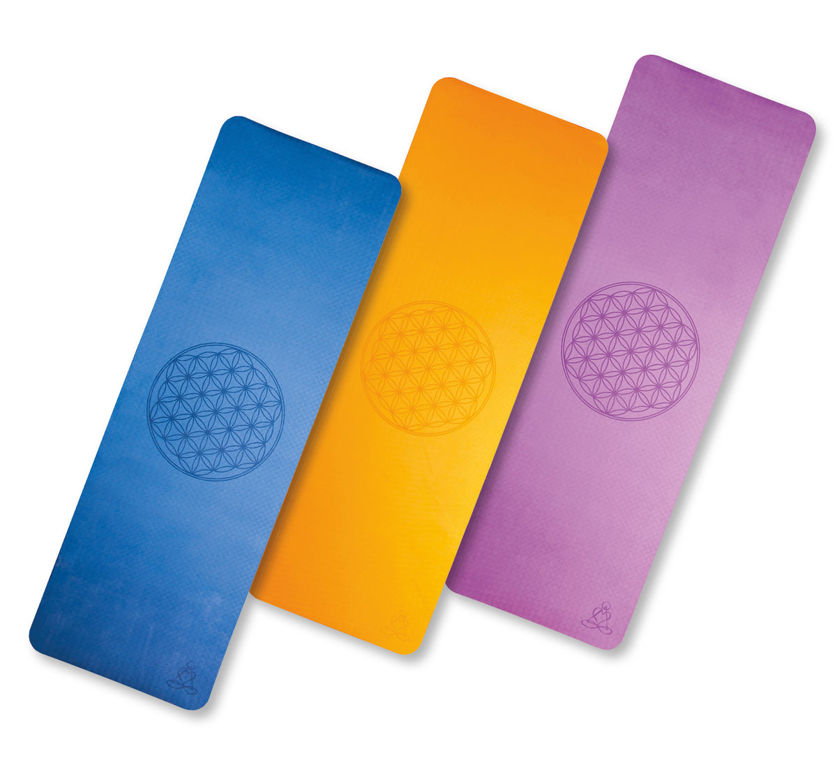 Yogamatte Blume des Lebens 6 mm – Nachhaltig & Rutschfest ...